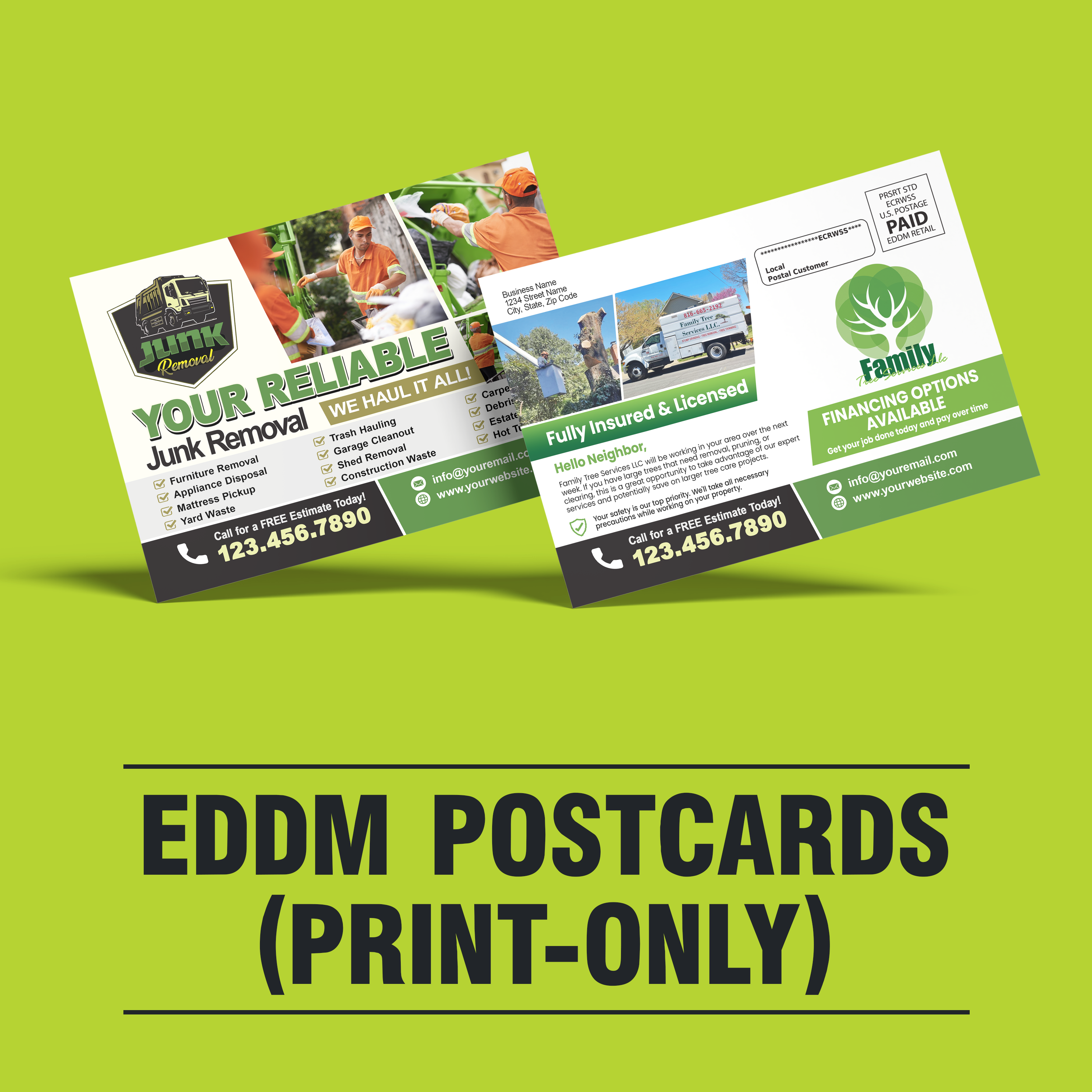 Print-Only EDDM Postcards | USPS-Approved Sizes